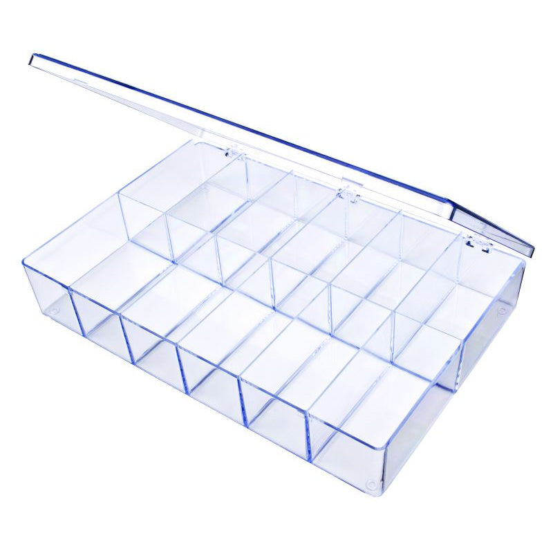 A-Series 6676CB (A812) Crystal Clear 12 Compartment Box